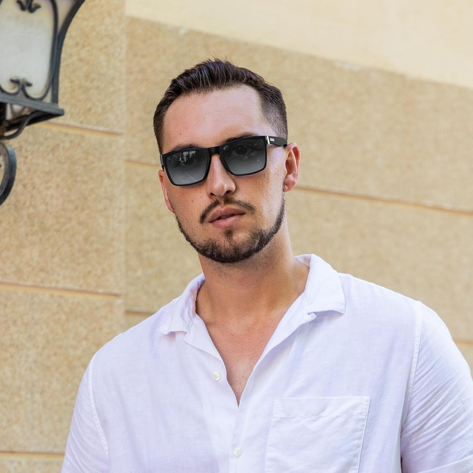 Polarized Sunglasses Men UV400 Protection Classic Designer Fashion Sun ...