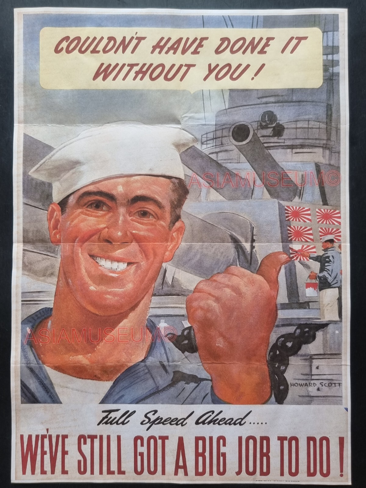 1942 WW2 USA AMERICA JAPAN WARSHIP BATTLESHIP SAILOR NAVY WAR ...