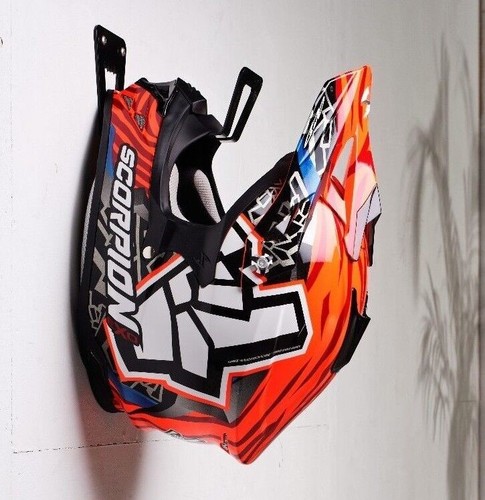 Helmet Wall Mount | Hanger Rack Holder Storage Lock | Moto Accessories ...