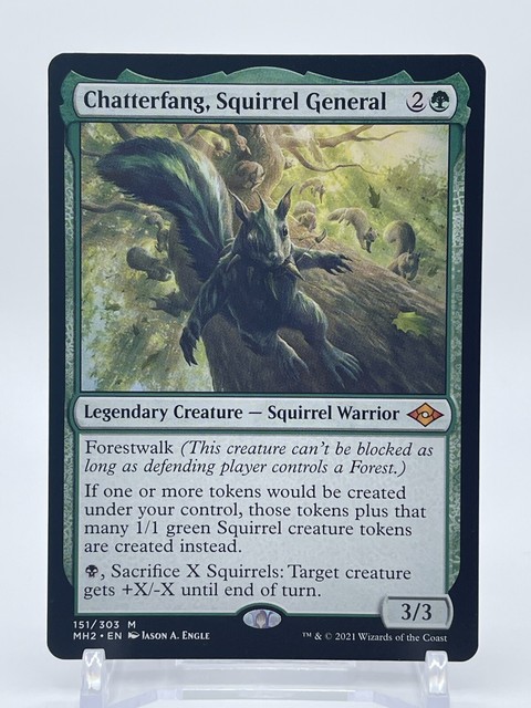 MTG Chatterfang, Squirrel General Modern Horizons 2 151/303 Regular ...