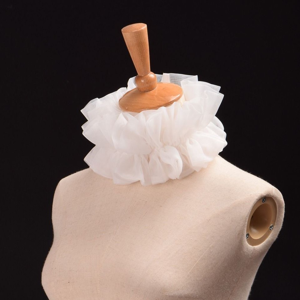 Renaissance Ruff Collar Victorian Neck Ruff Elizabethan Fancy Dress ...