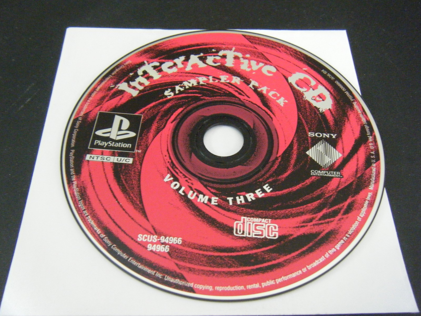 PlayStation Interactive Sampler Vol. 3 (Sony PlayStation 1) - Disc Only ...