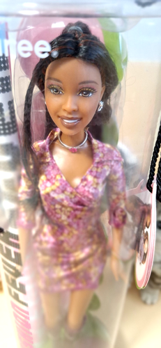 Barbie Fashion Fever Doll 2005 Desiree BNIB In Cylinder Case Lovely ...