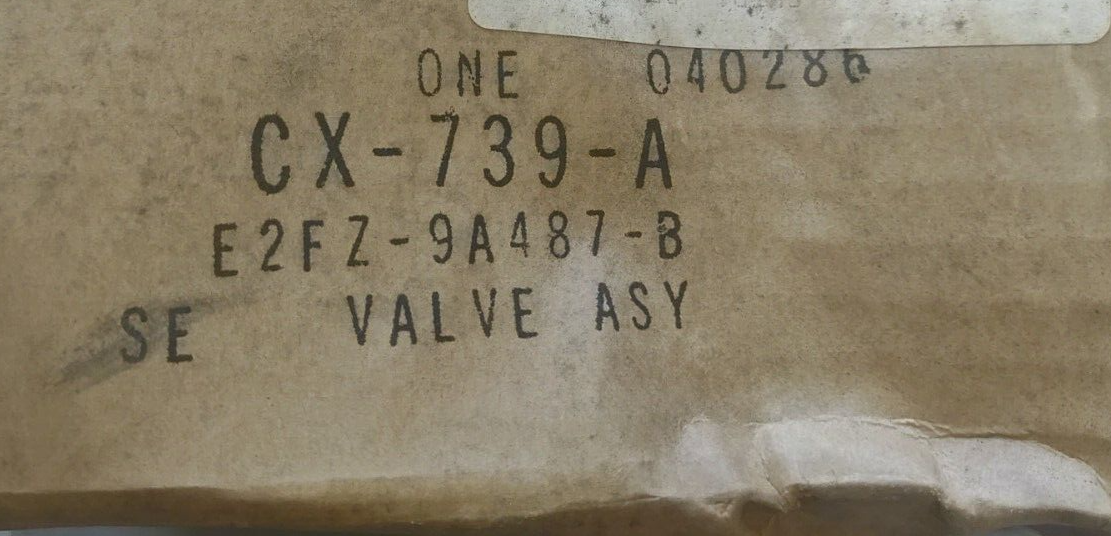 Ford Motorcraft CX-739-A E2FZ-9A487-B Secondary Air Injection ...