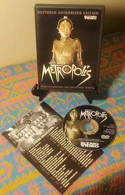 Metropolis (DVD, 1927) Fritz Lang German Sci-Fi Classic OOP Kino Video ...