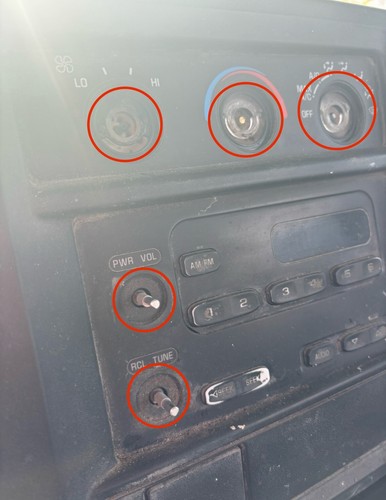 Chevrolet Express GMC Climate Control Air Conditioner Heat Light Radio ...