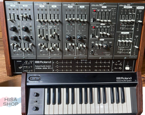 Used Roland SYSTEM-100M Dset Synthesizer 191J Rack 112 121 130 140 132 ...