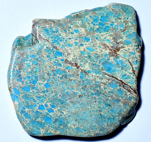 Untreated 186.90 Ct Natural Blue Ridge Turquoise Certified Rare Slab ...