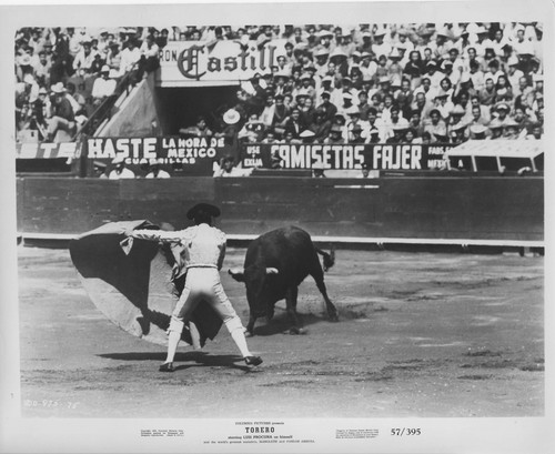 LUIS PROCUNA original 1957 photo MATADOR/BULLFIGHTING b/w publicity ...
