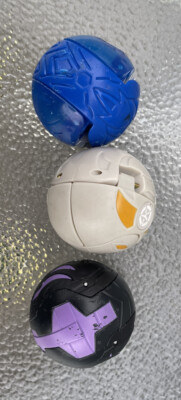 Mcdonalds Bakugan Lot Of 3 Happy Meal Aquos Razenoid Darkus Dragonoid ...