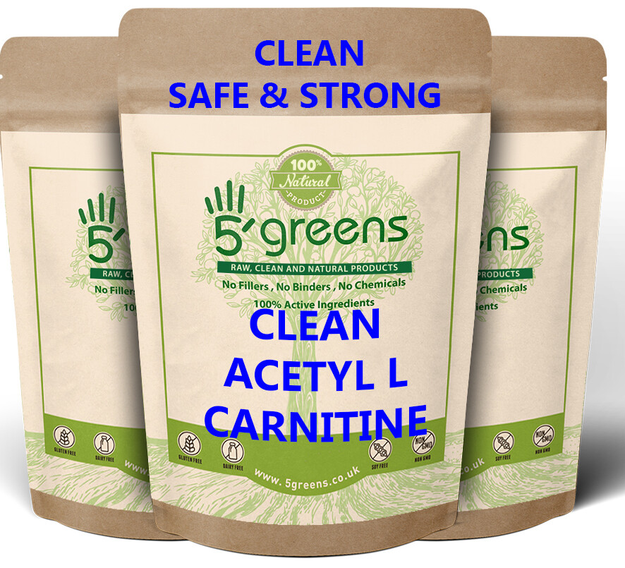 Acetyl L-Carnitine 600mg Capsules - Best ALC Guaranteed 100% Pure ALC ...