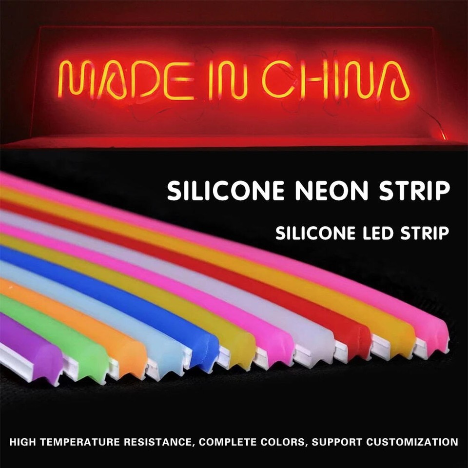 Split Separated Silicone Soft Tube Cover for Neon LED Strip Light AD ...