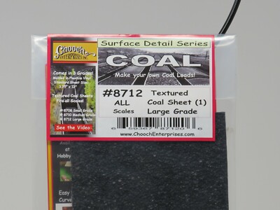 Chooch 8712 Flexible Textured Coal Sheet Large Grade for All Scales Z N ...
