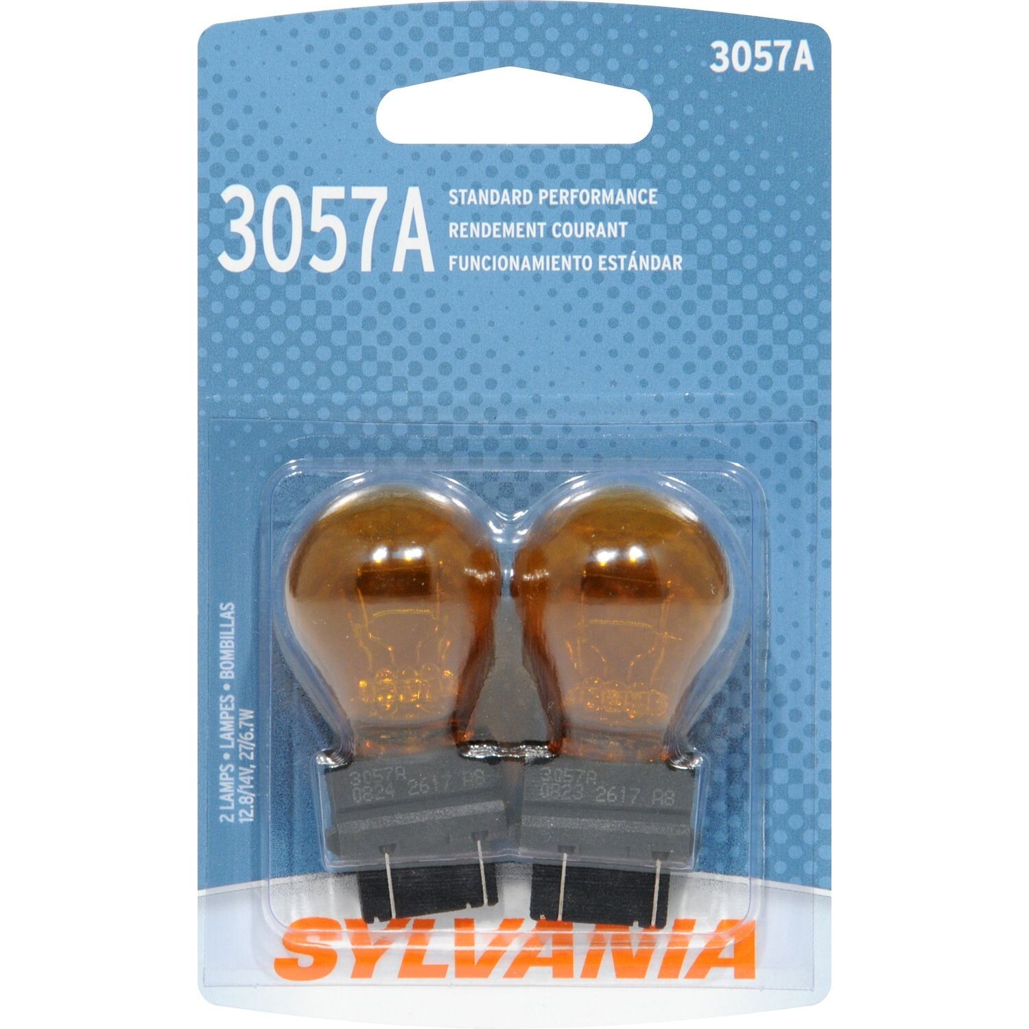 Sylvania Basic 3057A 3157NA 27/6.7W Two Bulbs Front Turn Signal Replace ...