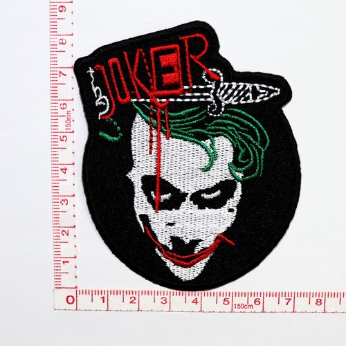 Joker Retro Face Batman Villain Artwork Emblem Clothes Backpack Iron on ...