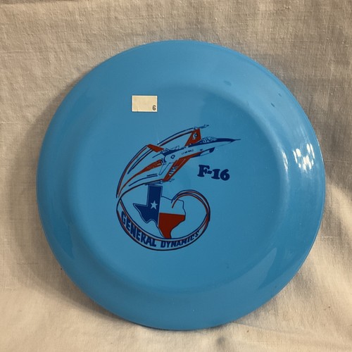Vintage F-16 General Dynamics Texas TX Blue Frisbee Collectible | eBay