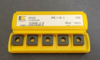 5pc Kennametal SNMG 433 Inserts KC935 Kenloc Turning Machinist SNMG120412 | eBay