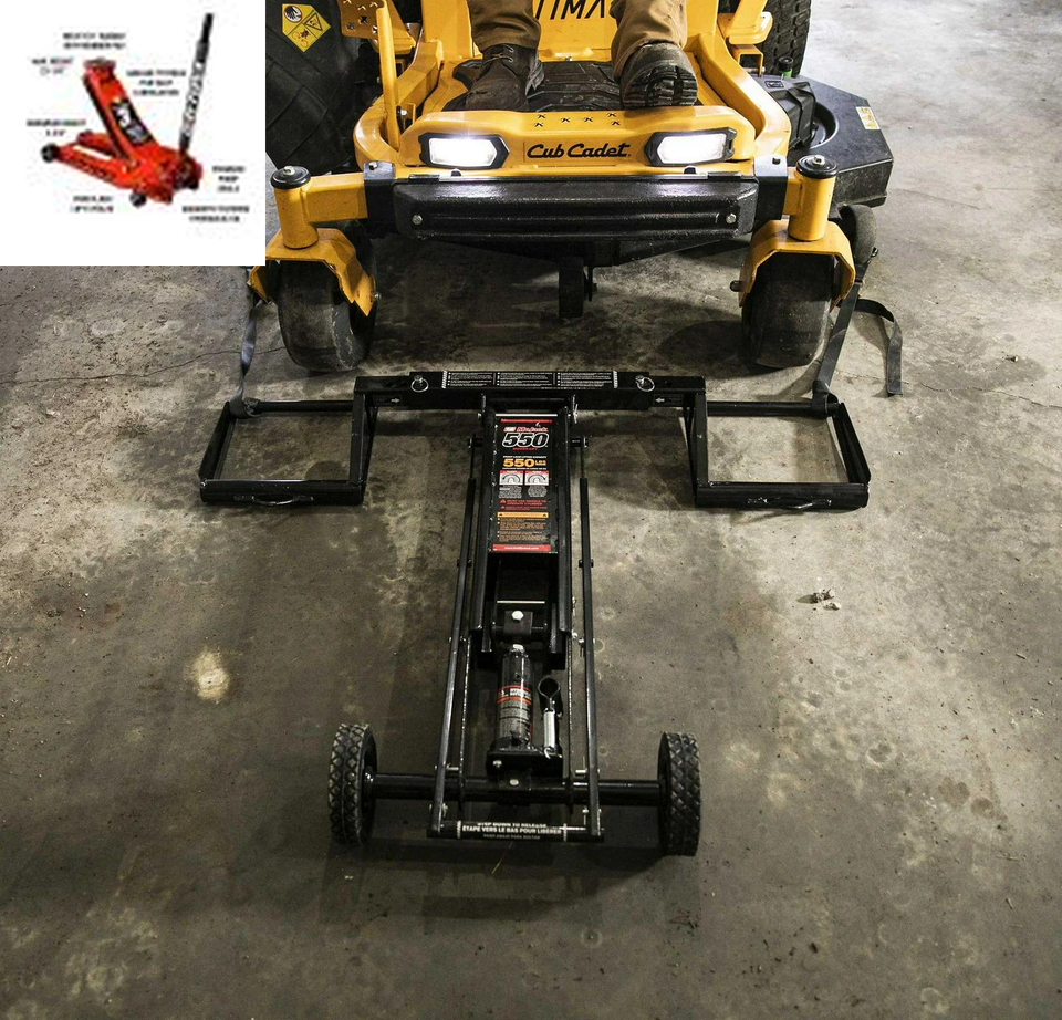 Mojack 26 In. 550 Lb. Hydraulic Mower Deck Lift | eBay