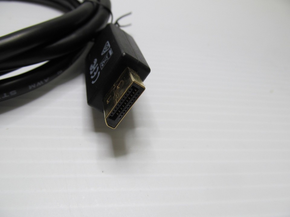 NEW StarTech 6ft DisplayPort 20 pin to DVI-D 25 pin DVI Cable - M/M ...