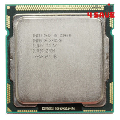 Intel Xeon X3460 SLBJK 2.80GHz 8MB Quad Core LGA 1156 Server Processor ...
