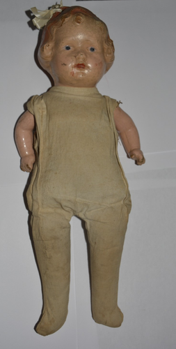 Vintage Composition Doll 18” Circa 1920s or 30's Distressed | eBay
