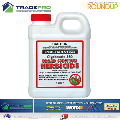 Glyphosate Weed Kill 360gL 1L Glypho PRO Herbicide Killer Spray Eqv ...