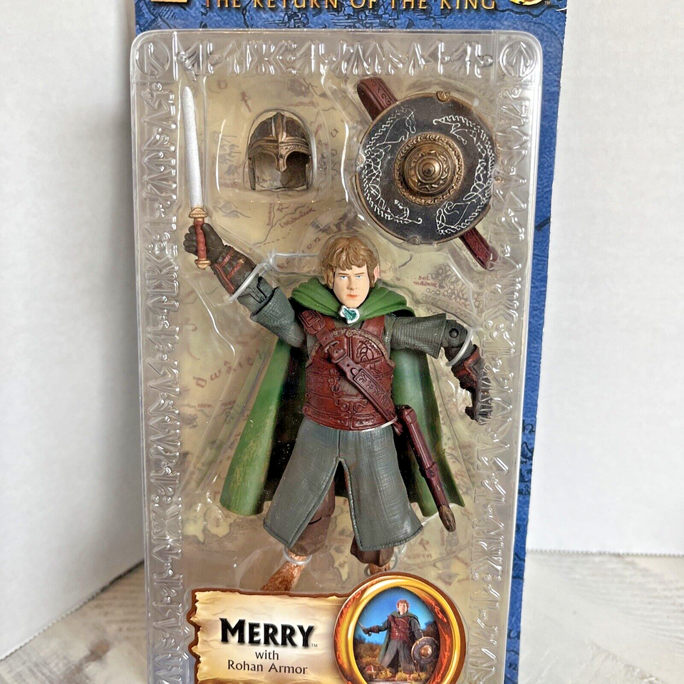 Toybiz Lord Of The Rings Return Of The King Merry Rohan Armor Action ...