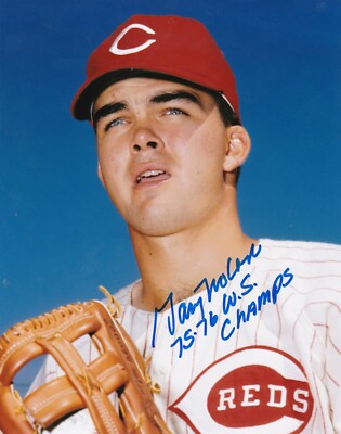 GARY NOLAN CINCINNATI REDS 75,76 WS CHAMPS ACTION SIGNED 8x10 | eBay