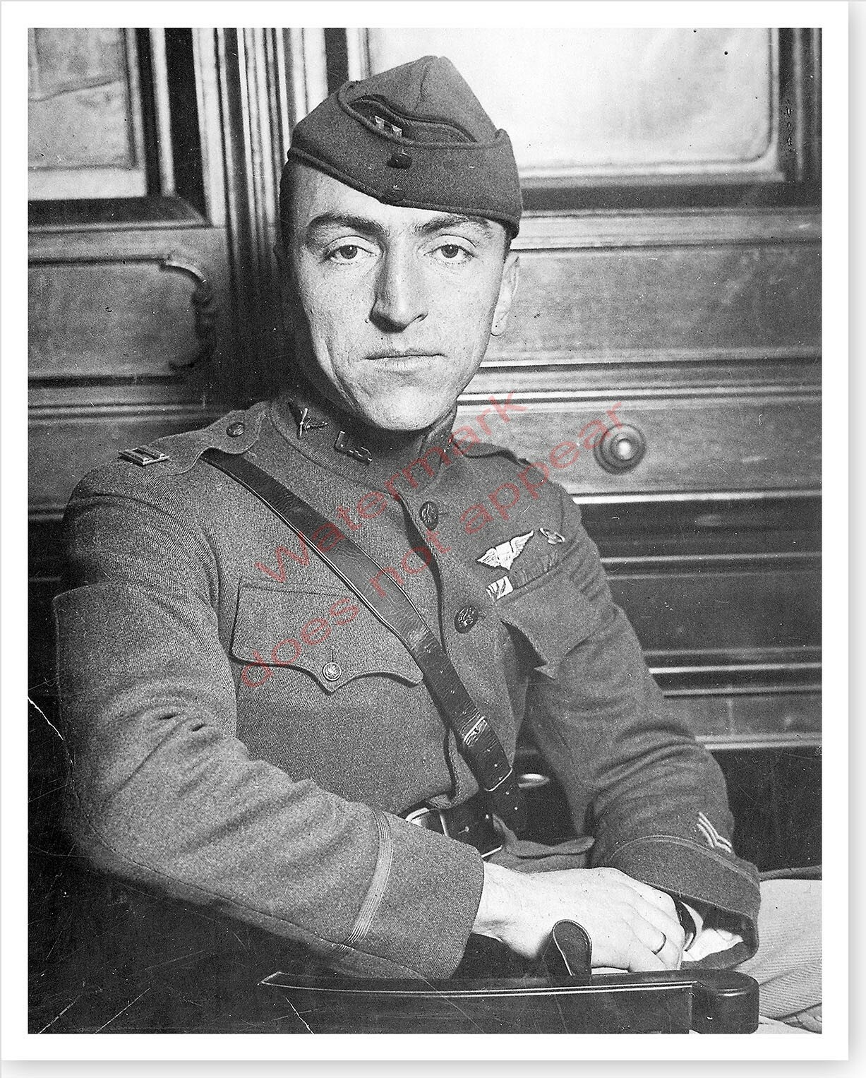 WWI Medal Of Honor Captain Eddie Rickenbacker 1919 Silver Halide Photo ...