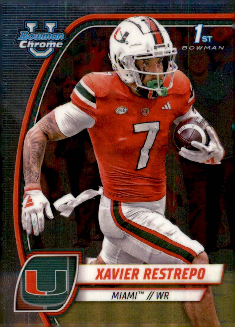 2024 Bowman University Chrome #187 Xavier Restrepo | eBay