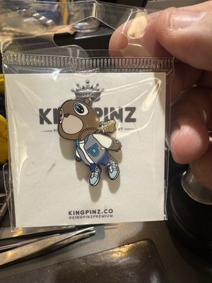 Kanye West Graduation Yeezy Bear Pin Diecut | eBay
