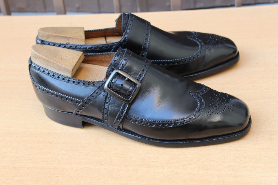 CHAUSSURE FOSTER & SON A BOUCLE RICHELIEU 10,5 F 44,5 EXCELLENT ETAT ...