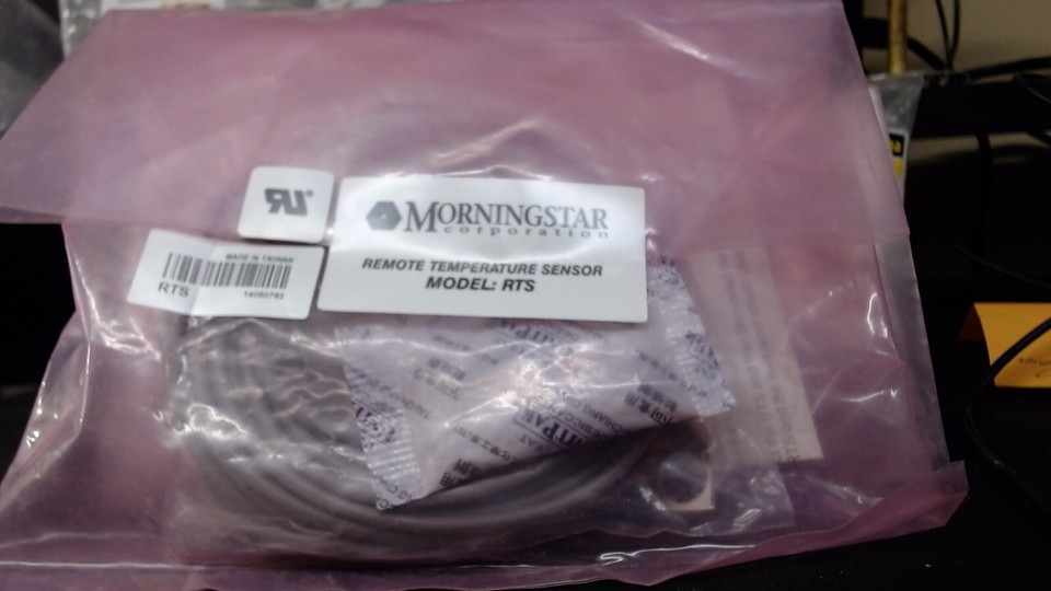 Morningstar remote temp sensor kit RTS NIB | eBay