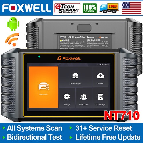 FOXWELL NT710 For Chrysler Dodge Full Bidirectional OBD2 Scanner ...
