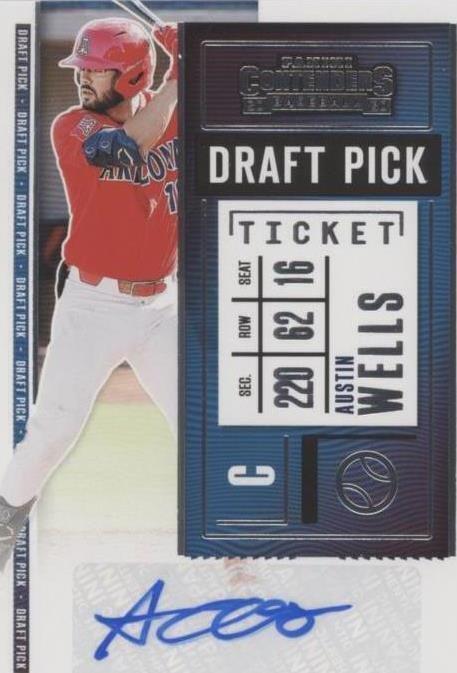 2020 Panini Contenders - Draft Pick Ticket 2 Austin Wells #DPT2-AW (AU ...
