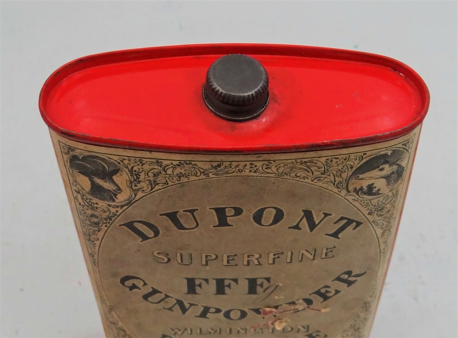 Empty Dupont Oval FFFg Powder Can w/1924 Patent. Date Label | eBay