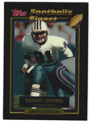Ernest Givins 1992 Topps Finest NFL Football Trading Card# 8 | eBay