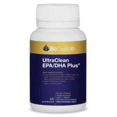 BioCeuticals UltraClean EPA/DHA Plus 60 Capsules Omega-3 1000mg ...