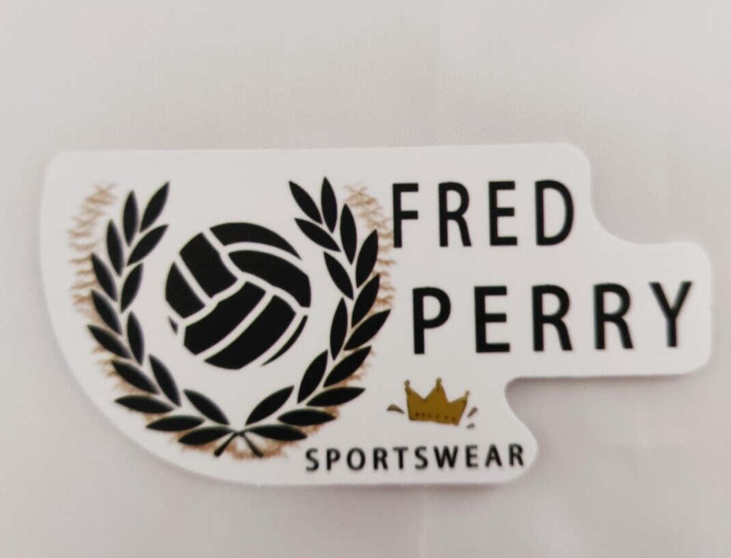 Fred Perry Waterproof Logo Decal Sticker 3"x1.5" | eBay