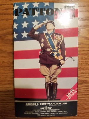 Patton with George C Scott and Karl Malden - Very Good (VHS, 1986, 2 ...