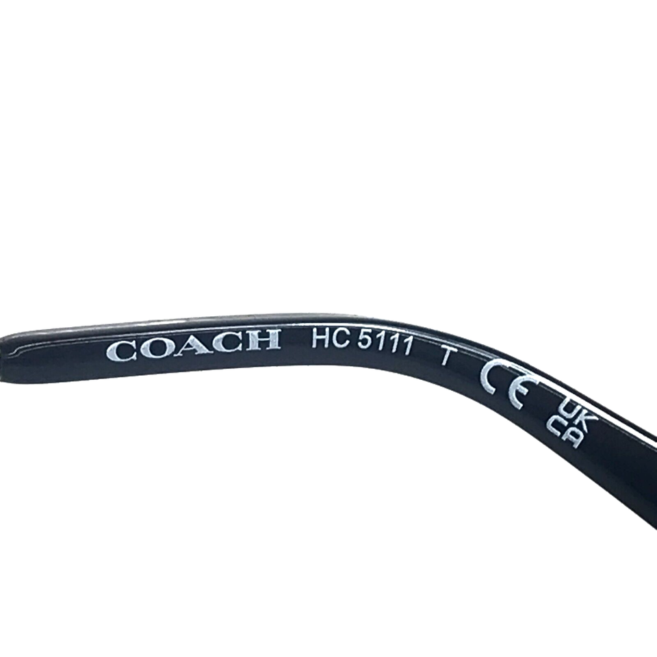 Coach Eyeglasses Frames HC5111 9346 Shiny Light Gold Black Cat Eye 53 ...