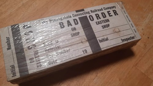 Monongahela Connecting Railroad Bad Order Cards Unused Sealed Stack | eBay