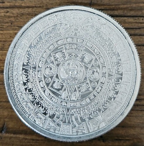 ((2)) Silver .999 Bullion - Mexico Aztec Mayan- 1/4 oz round coins | eBay