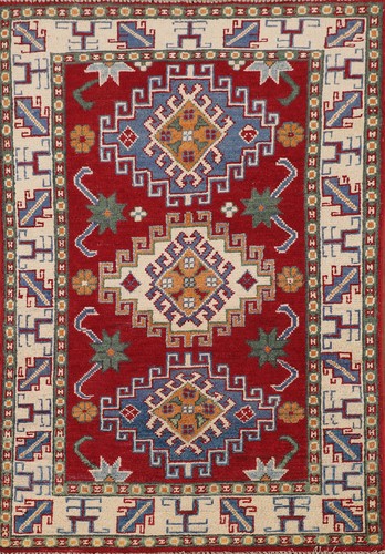 Compact Kazak Pakistani rug for foyer 3x4 ft | eBay