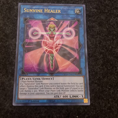 Sunvine Healer - GFTP-EN023 - Ultra Rare - 1st Edition - YuGiOh | eBay