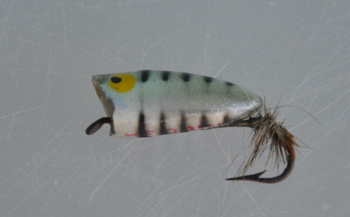 Vintage Fishing Lure Heddon Popper Spook Fly | eBay