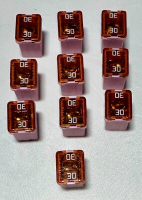 (12) LITTELFUSE 0895030.Z Low Profile JCASE Square Fuses - 30A | eBay