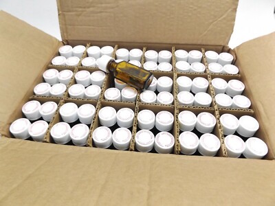 Case of 72 Centor P-801 Amber Glass Oval 1 Oz With Clic-Loc® Top | eBay