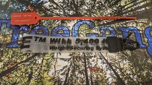 OFF-WHITE Keychain Lanyard Industrial Clasp Black | eBay