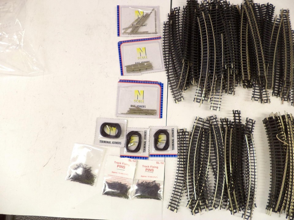 Atlas N-scale code 80 Track mixed lot of sections (dtm) | eBay